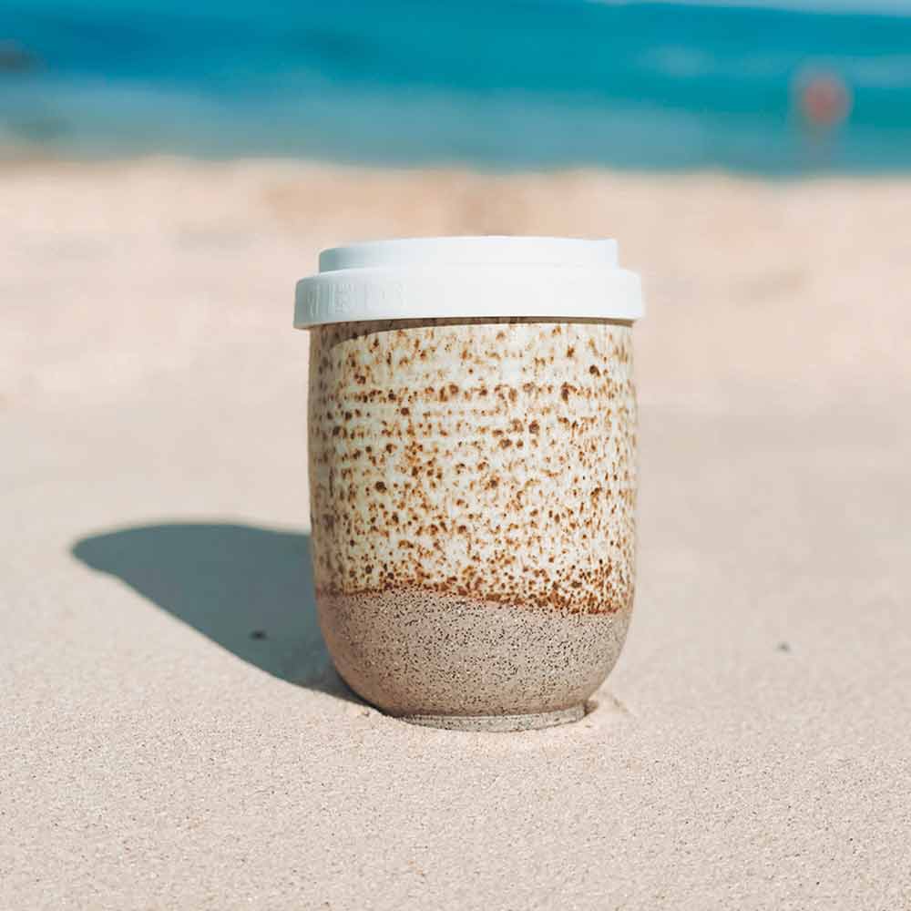 Ceramic Takeaway Coffee Cups | Many Glazes | Pottery For The Planet