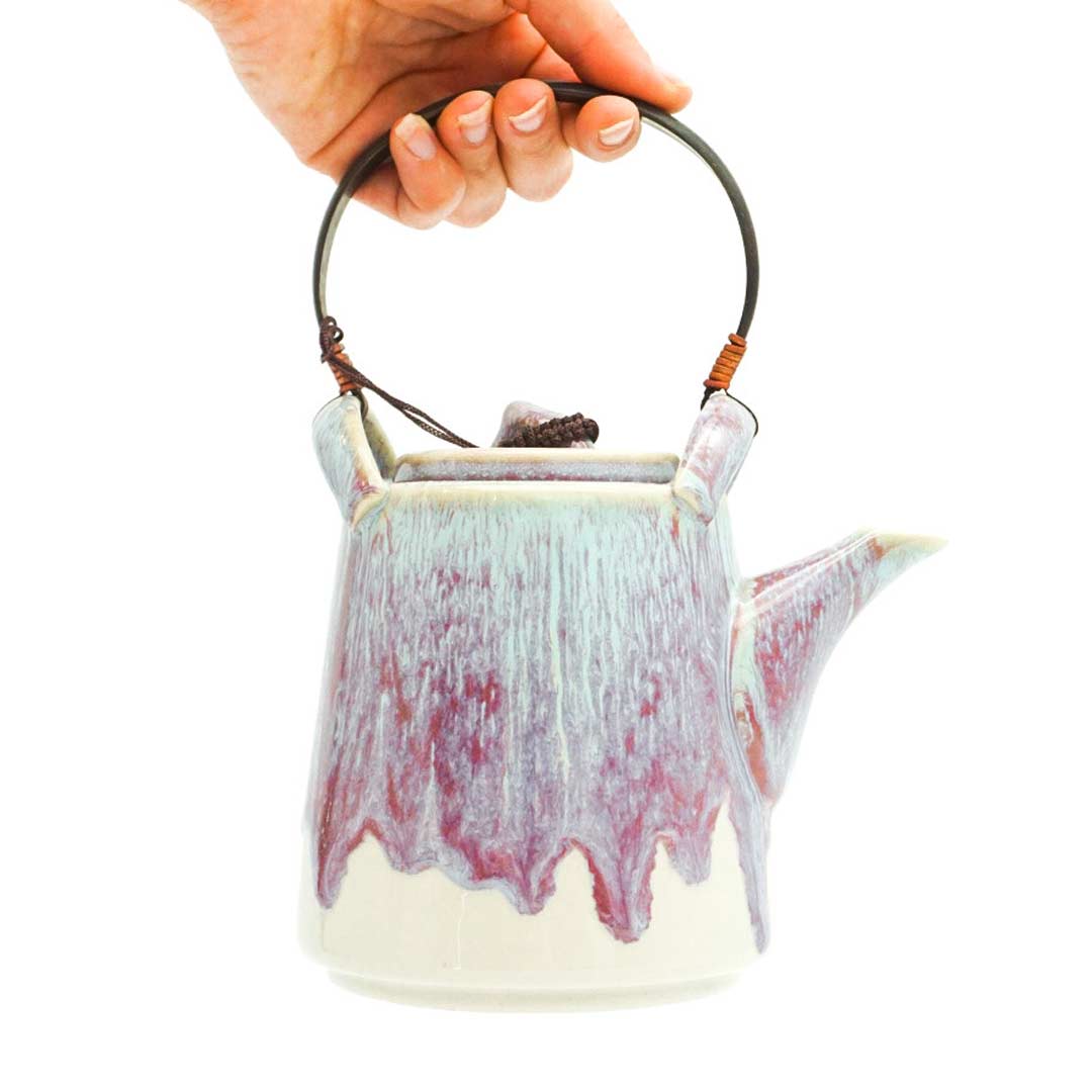 Mad Hatter Ceramic Teapot | Multiple Glazes | Pottery For The Planet