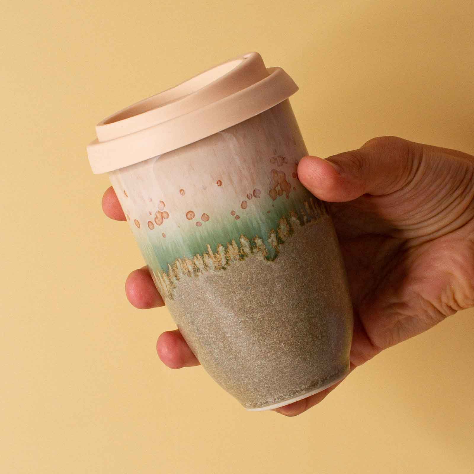 Ceramic Latte Cup | May Glazes | Pottery For The Planet