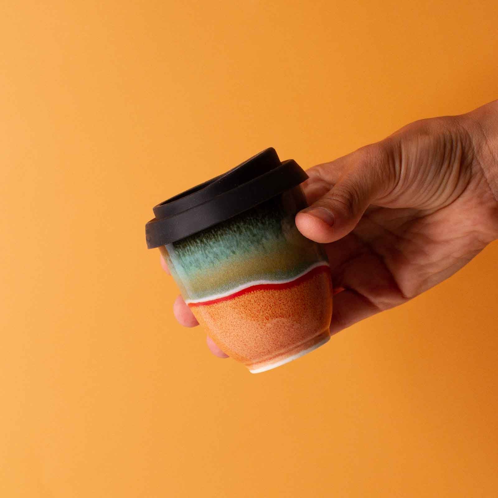 Midnight On Mars Reusable Coffee Cup | Pottery For The Planet