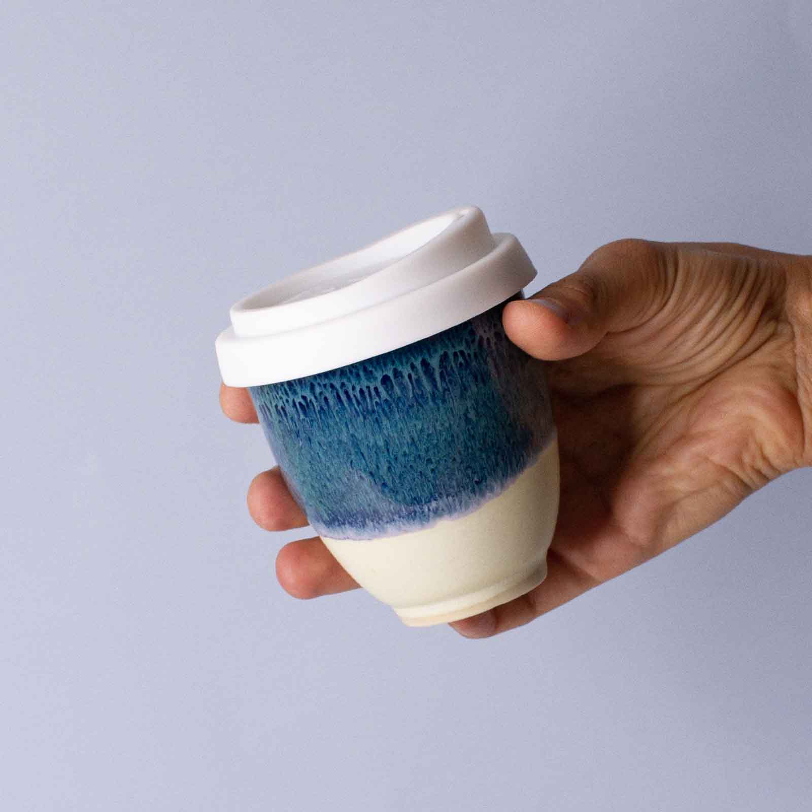 Tea Tree Bay Ceramic Travel Cup | Made In Noosa | Pottery For The Planet